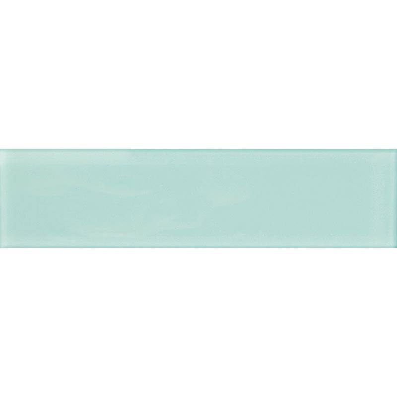 Apollo Tile 12 Pack 4-in x 16-in Cadet Blue Rectangular Subway Glossy ...