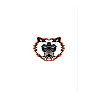 Himalayan Cat Mascot Illustrations Animals Art Print/Poster - Bed Bath ...