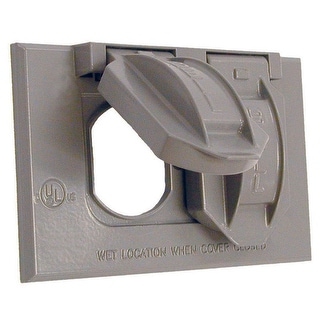 TayMac 4-9/16" Wide 1 Gang Flip Cover - Bed Bath & Beyond - 22061461