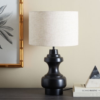 SAFAVIEH Lighting Junko 20-inch Table Lamp (LED Bulb Included ...