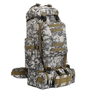 100L Camping Hiking Backpack Molle Rucksack Military Camping ...