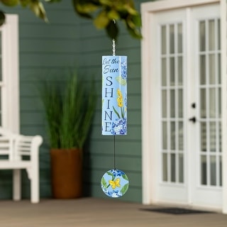 36" Cylinder Wind Chime, "Let the Sun Shine" - Bed Bath & Beyond - 42733272
