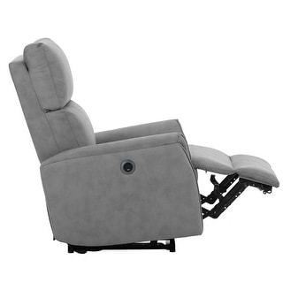 Electric Power Recliner Chair Fabric, Reclining Chair for Bedroom ...