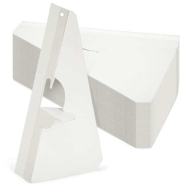 50 Pack Self Stick Cardboard Easel Stands for Pictures, Brochures ...