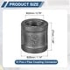 Pipe Fitting Coupling, Cast Malleable Iron Pipe Connector - Black - Bed ...