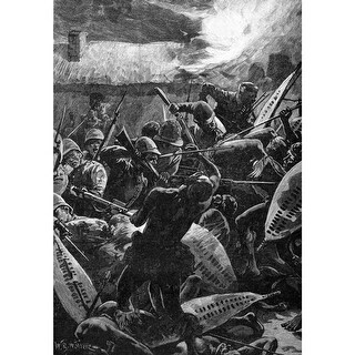Zulu War 1879. /Nthe Defense Of Rorkes Drift South Africa By British ...