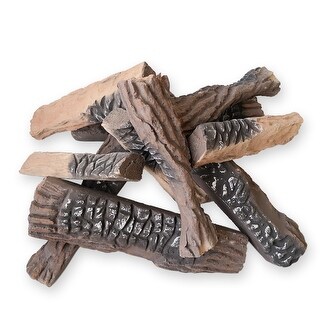 Proman Products Alpine Artificial Fire Logs, 10 pieces, Longest 15 ...