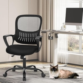 Home Office Computer Desk Chair, Ergonomic Managerial Executive Mid ...