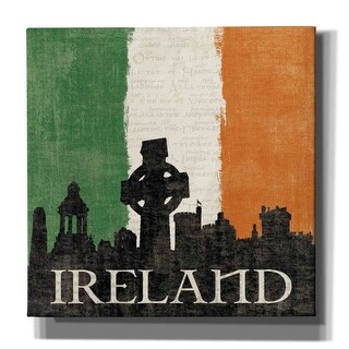 Epic Graffiti 'Ireland' by Moira Hershey, Canvas Wall Art - Bed Bath ...