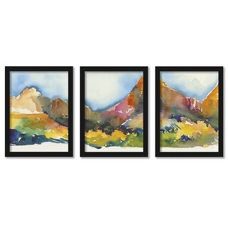 Canyon Country Kristy Rice Contemporary - 3 Piece Framed Gallery Art ...