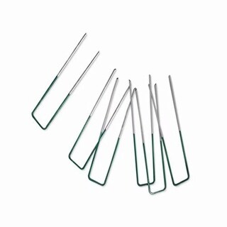 Agfabric 11.81 in. H Galvanized Landscape Staples Stake Pins (50-Pack ...