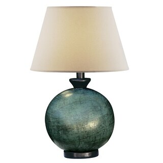 26"H Hydrocal Table Lamp in Blue - Bed Bath & Beyond - 42720885