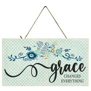Grace Changes Everything Scripture Printed Wood Sign 10" x 5" - Bed ...