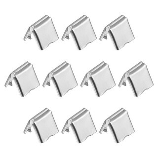 24Pcs Belt Buckle End Tips, Ribbon Crimp Clasps for Leather, Webbing ...