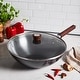 ZWILLING Dragon 12-inch Carbon Steel Wok with Lid - Black - Bed Bath ...