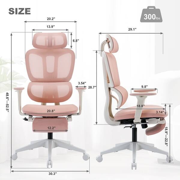 Gaming Chair Ergonomic Mesh Office Chair High Back PC Desk Chair - Bed ...