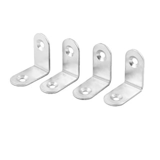 4 Pcs 30mmx30mm Stainless Steel Corner Brace Joint Right Angle Bracket ...