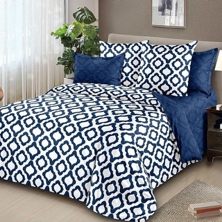 Wellco Twin Comforter Set - 2 Pieces All Season Bed Set Soft Polyester ...