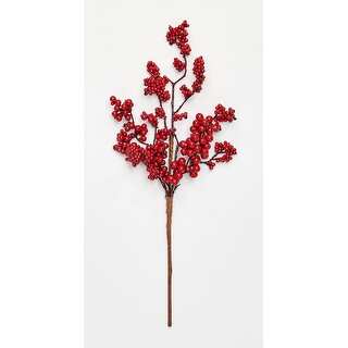 20" Berry Spray, Set of 3 - Red - Bed Bath & Beyond - 38365639