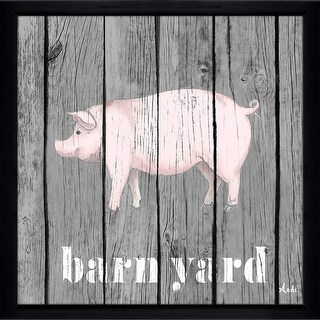 "Barnyard Pig (Square)" Print on Acrylic - Bed Bath & Beyond - 36559913
