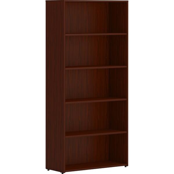HON Mod Collection Mahogany Laminate Bookcase - Bed Bath & Beyond ...