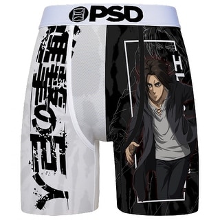 Attack On Titan Eren Yeager Monochrome Psd Boxer Briefs - Bed Bath ...