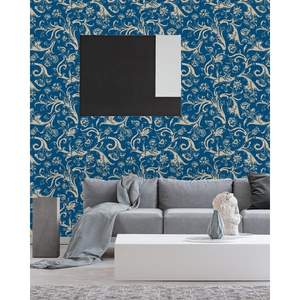 blue flower pattern china