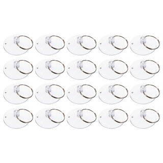 50pcs 1/8" Small Suction Cup with Rings Clear Suction Cup Strong Sucker ...