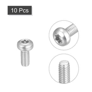 M2.5x6mm Torx Security Machine Screws, 10pcs 316 Stainless Steel Pan Head Screw - Silver - Bed ...