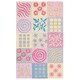 SAFAVIEH Handmade Children's Patchworks Pink New Zealand Wool Rug - Bed ...