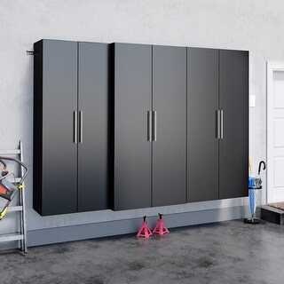 Prepac Elite Storage Cabinet Set - 80" W x 89" H x 16" D - Bed Bath ...