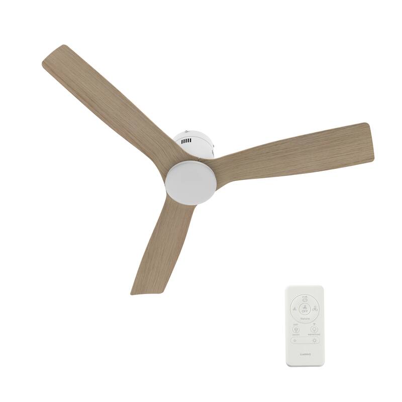 Pollux 52-inch Indoor Smart Ceiling Fan, Dimmable LED Light Kit & Remote, Works with Alexa ...