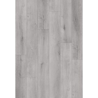 Industry Tile 7.2"x48" Leccio Gray Click Lock SPC Luxury Vinyl Flooring ...