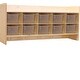 Contender Cubby Storage Organizer 10 Cubbies With Hooks and Shelf ...