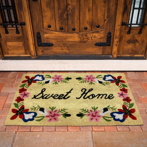 George Towne Living-OVERSIZED-24x36 Outdoor Coir Mat-Sweet Home - 24x36 ...