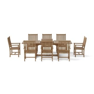 Bahama Wilshire Armchair 9-Pieces Extension Dining Set - Bed Bath ...