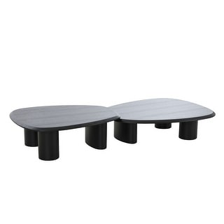 Modrest Summit Modern Ash Coffee Table Set - Bed Bath & Beyond - 40488208