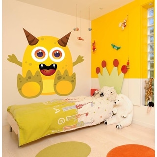 Funny Monster Wall Decal, Funny Monster Wall sticker, Funny Monster ...
