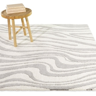 Leonor Modern Striped Area Rug - Bed Bath & Beyond - 40327998