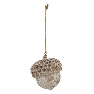 Distressed Resin Acorn Ornament - 3" x 2" - Bed Bath & Beyond - 38979492