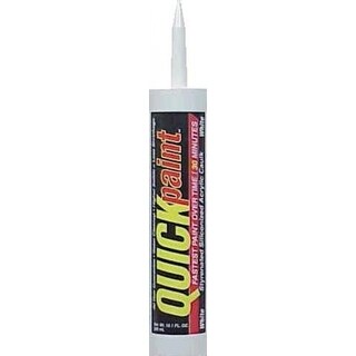 Red Devil 0946 Quickpaint Fast Dry Acrylic Caulk, White, 10.1 Oz - Bed ...