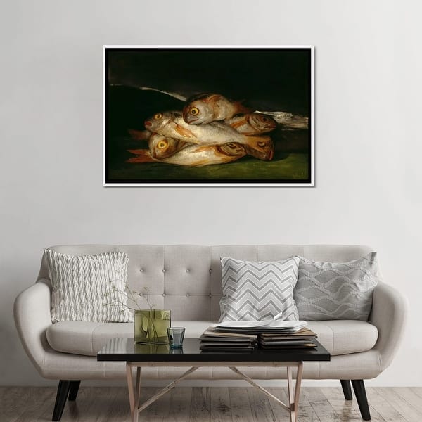 iCanvas "Still Life with Golden Bream, 1812" by Francisco Goya Framed ...