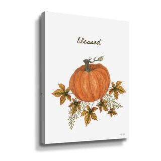 Blessed Pumpkin Gallery Wrapped Canvas - Bed Bath & Beyond - 35802385