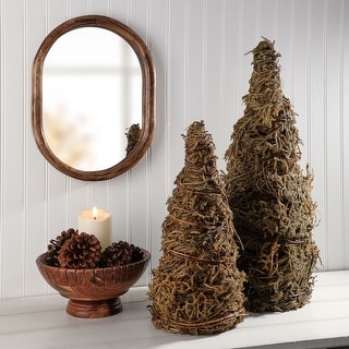 18-24" Vine/Moss/Twig Cone Tree - 24 - Bed Bath & Beyond - 41384650