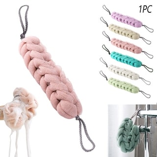 Mesh Back Scrubber Exfoliating Body Brush Nylon Shower Puff ...