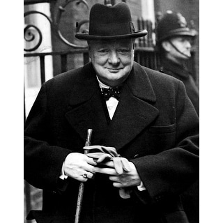 Winston Churchill wearing a trilby Photo Print - Bed Bath & Beyond ...