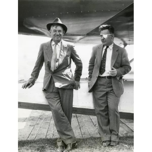Will Rogers And Wiley Post Before Their Ill-Fated Flying Exploration Of ...