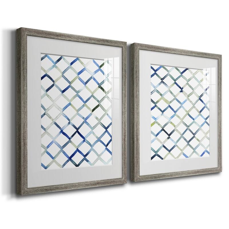 Sea Lattice I Premium Framed Print - Ready to Hang - Overstock - 36740543