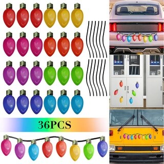 36 Pcs Reflective Light Bulb Christmas Magnets - Bed Bath & Beyond ...