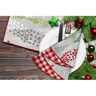 Joita Christmas Dining Set of 6, Cotton Table Napkins and Table Runner ...